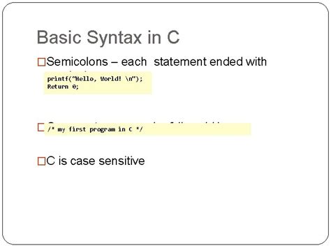 C Tutorial Cis 5027 Prof Dr Shuching Chen
