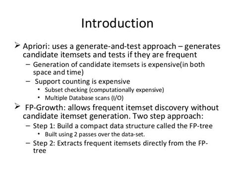 Fp Growth Algorithm