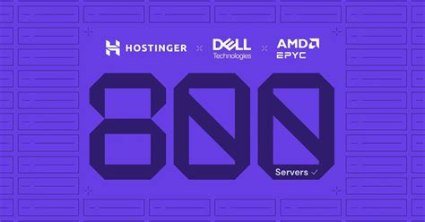 Hostinger Invests In 800 Dell Servers With Amd Epyc Processors Hostscore