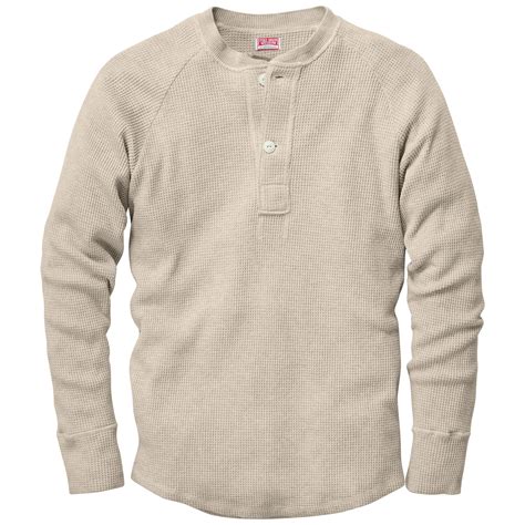 Herren Langarmshirt Natur Manufactum