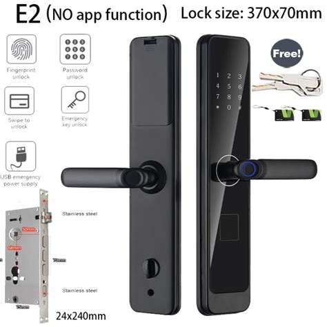 Smart Lock Fingerprint Ic Card Passcode Keyboard Remote Electronic