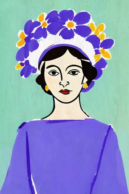 Premium Photo Hand Painted Portrait Of A Girl Free Photo Of Woman