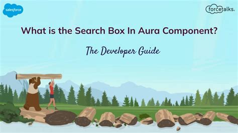 what is the search box in aura component the