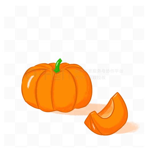 儿童画免抠元素 手绘南瓜卡通蔬菜简笔画黄色南瓜儿童画 素材免费下载 3072像素 Psd格式 编号54853882 千图网