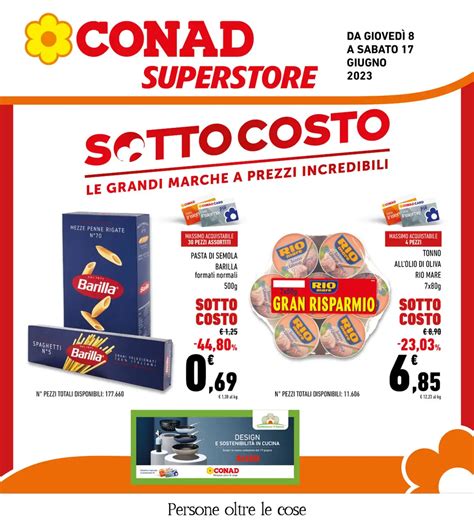 Volantino Conad Superstore Sottocosto Fino Al Dall