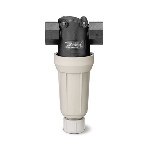 T Style Liquid Line Strainer Aab430ml 1 1 2 Pp 100 Spraying Systems Co