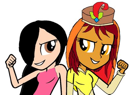 Eva And Her Best Friend Collab By Gege16 On Deviantart