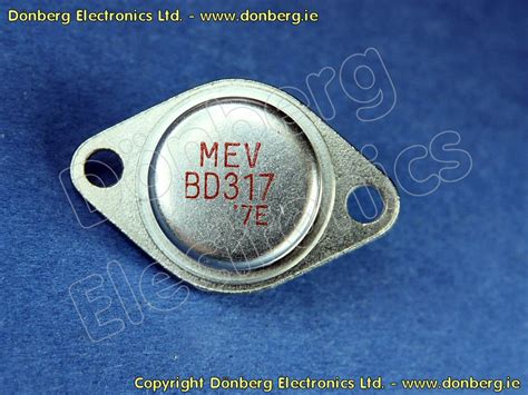 Semiconductor Bd317 Bd 317 Transistor Silicon Npn 100v 16a