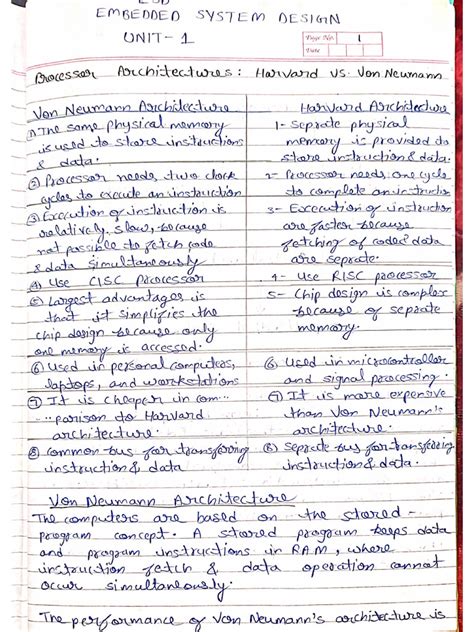 Embedded System Design Unit 1 Pdf