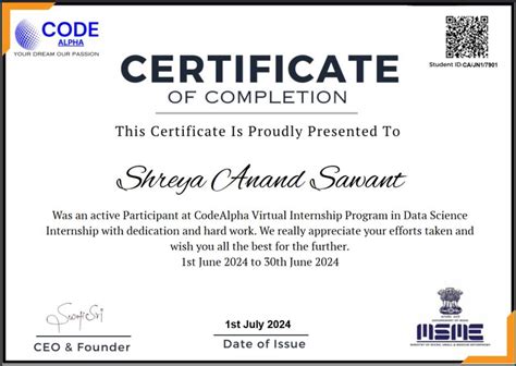 Shreya Sawant On Linkedin Datascience Internship Experience 10