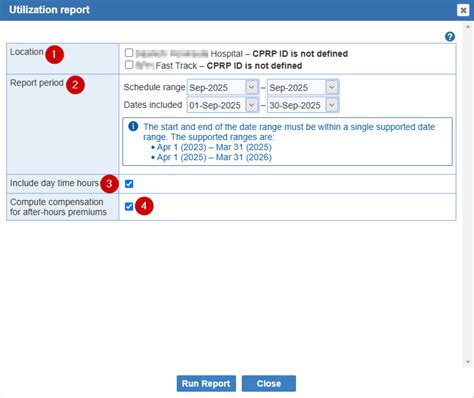 Utilization Report Utilization Report