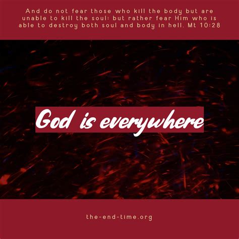 If God Is Omnipresent Does That Mean He Is Also In Hell