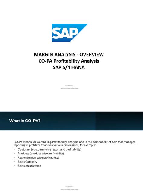 Sap Margin Analysis Overview Pdf