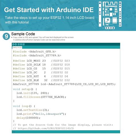 Ideaspark® Esp32 Development Board 1 14 Inch 135x240 Lcd Display Ch340