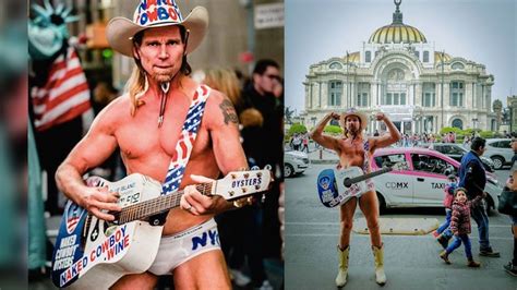 El Naked Cowboy de Times Square tomó las calles de México y lo detuvo la policía Infobae