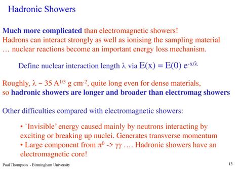 Calorimeters In HEP Add Hermiticity CC Event Calibration Ppt Download