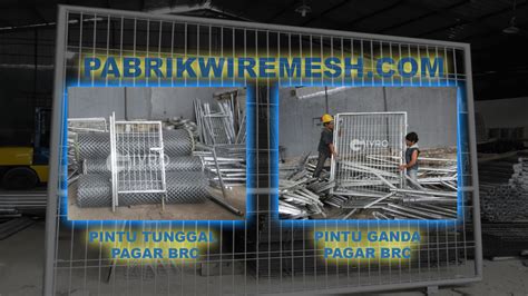 Pintu Pagar Brc Pabrik Wiremesh Indonesia