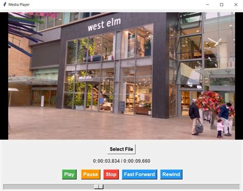 how to build a video media player using python