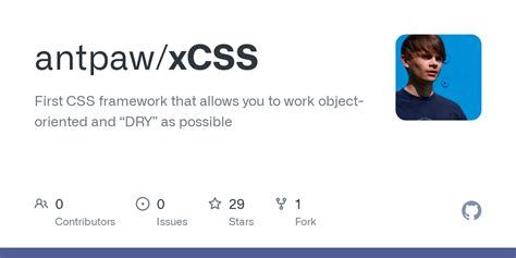 Github Antpawxcss First Css Framework That Allows You To Work
