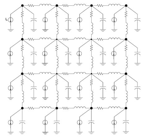 3 A 3 Stage π Type Distributed Rlc Model For On Chip Power Download Scientific Diagram
