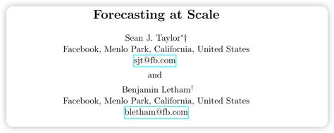 【时序预测】 1、prophet：forecasting At Scale 论文forecasting At Scale论文下载 Csdn博客