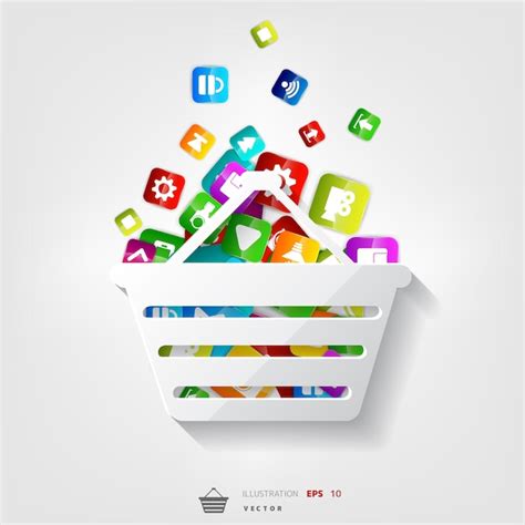 Premium Vector Application Button Social Media Cloud Computing Vector