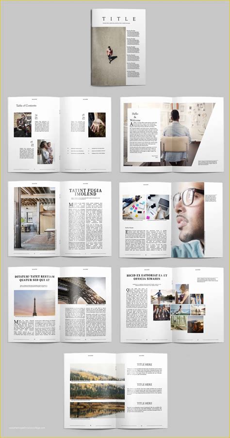 Interior Design Layout Templates Free Of Free Indesign Magazine Templates Heritagechristiancollege
