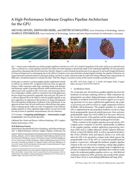 71 rasterization highperfswgfxpipelinearchforgpu cure pdf shader