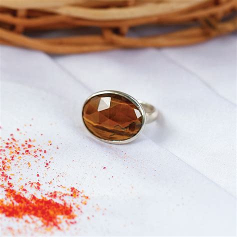 Keyos Tiger Eye Ring