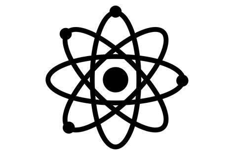 Atom Structure Graphic By Meow Studio Creative Fabrica