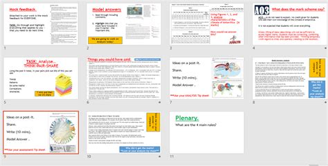 Aqa A Level Gcse Skills Analyse Analysis Question Practice Lesson Resources Teaching