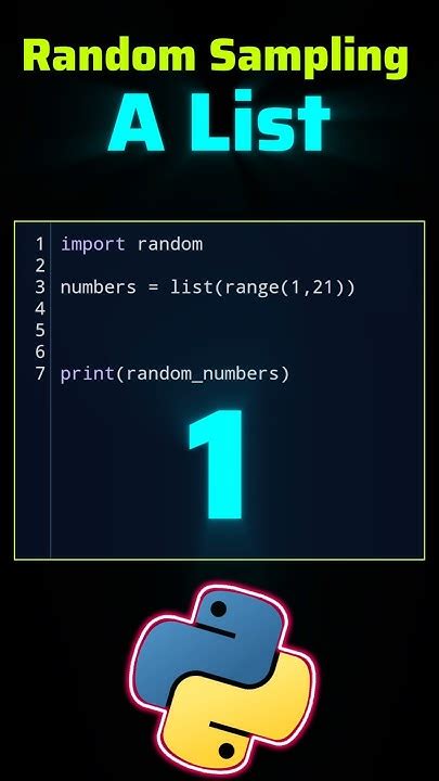 😱 Most Python Coders Miss This Random Sampling Trick Learn It In 60