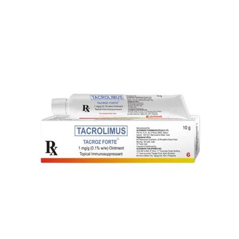 Tacrolimus Tacroz Forte Ointment 10g Epf Dermatology