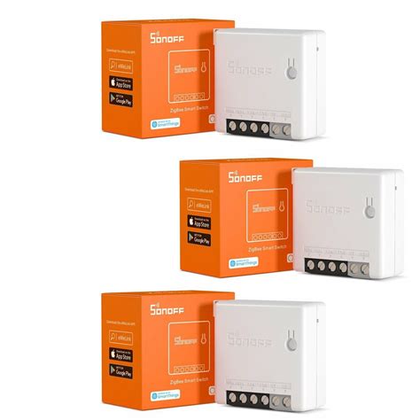 3pcs Sonoff Zigbee Smart Light Switch 10a Two Way Control Works With Zigbee Hub Artofit