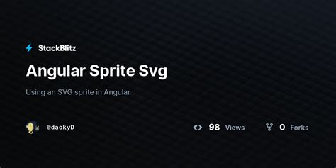 Angular Sprite Svg StackBlitz