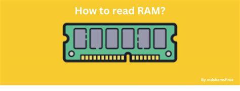 md shams firoz on linkedin how to read your ram data