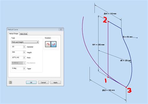 Autodesk Inventor How To Cut Irregular Helical Groove Grabcad Tutorials