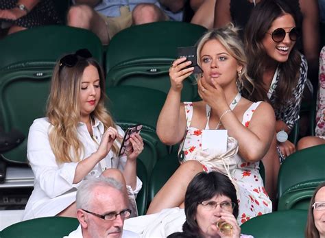 Emily Atack At Wimbledon Tennis Championships In London Hawtcelebs