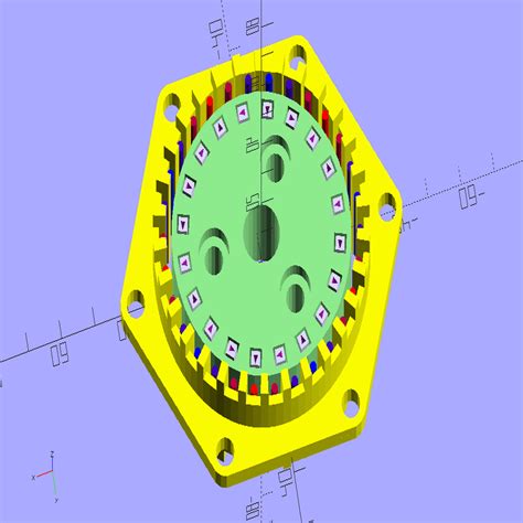Halbach Effect Motor Generator By Gringer Download Free Stl Model
