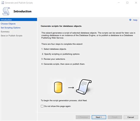 How To Generate Database Scripts In Sql Server