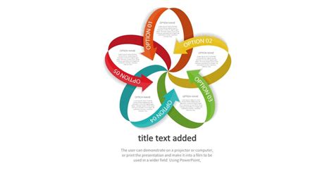 Circular Diagram With Four Different Arrows Google Slide Theme And Powerpoint Template Slidedocs