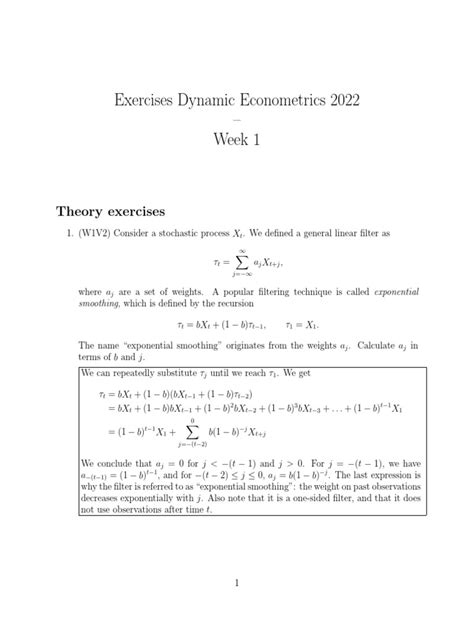 All Tutorials Dynamic Econometrics Pdf Stationary Process Standard Deviation