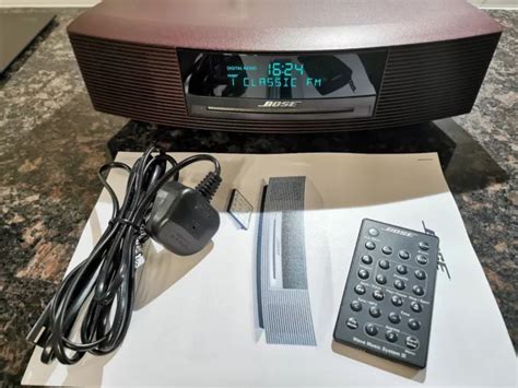 Bose Wave Iii Music System Rare And Stunning Burgundy Maroon Cd Fm Dab Dab Remote £249 95