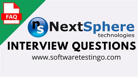 Next Sphere Technologies Interview Questions Answers 2025