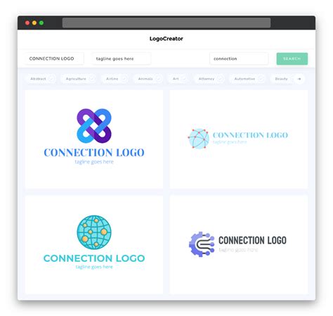 Connection Logo Design Create Your Own Connection Logos
