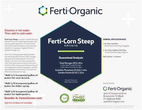 Corn Steep Liquor Powder Organic Power Grown