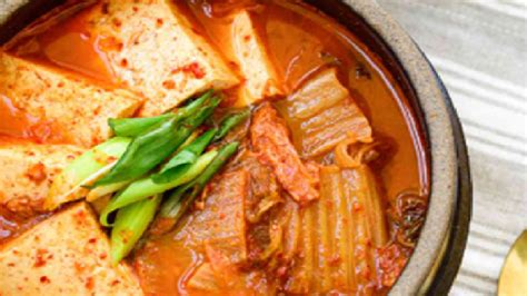 Kimchi Jiggae Seafood Tofu Pot Korean Style Vegeworld