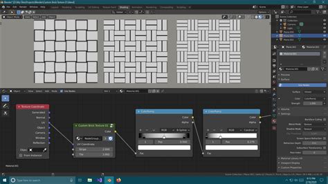 Procedural Tile Texture Rblender