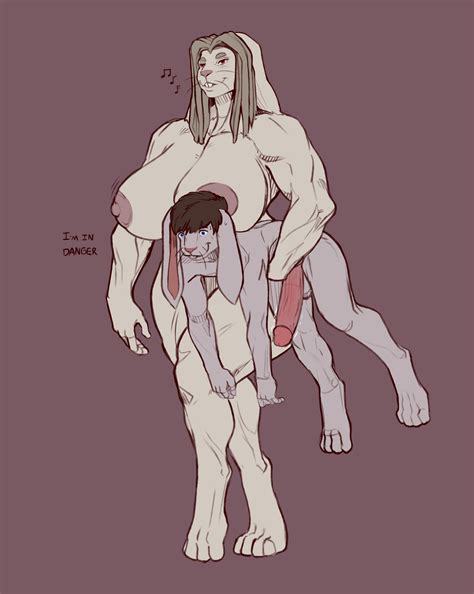 Rule 34 Anthro Big Breasts Big Penis Breasts Dialogue Duo Female Genitals Greasymojo Hi Res