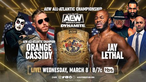 Orange Cassidy Vs Jay Lethal Set For 38 Aew Dynamite